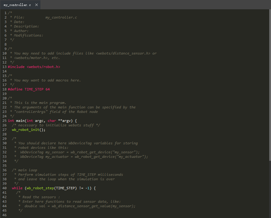 Webots学习笔记（三）---控制器（电机控制）_webots 怎么在软件里控制电机-CSDN博客