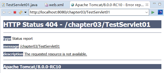 Tomcat8.0 Servlet3.0及以上，web.xml与@WebServlet映射问题及其处理_web.xml红线说应具有映射-CSDN博客