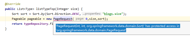 Sort和PageRequest方法过时问题的解决办法_pagerequest(int, int, org.springframework.data.dom-CSDN博客