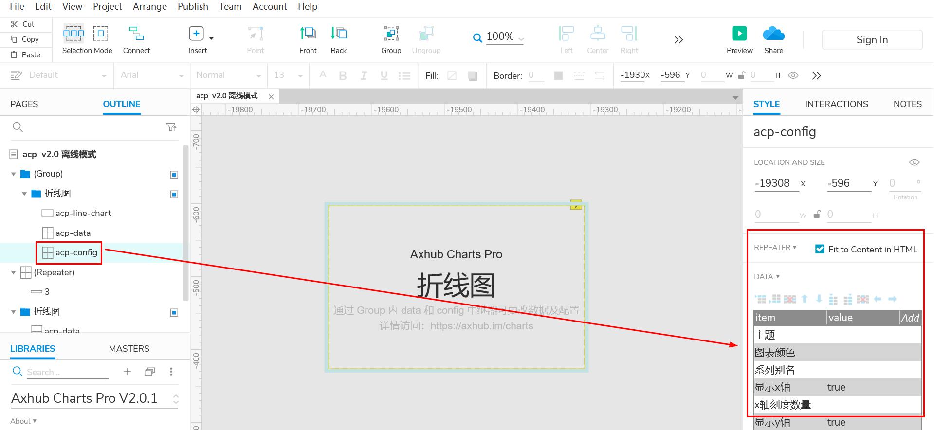 Axhub Charts的图表 点击后 无法进行中继器的数据编辑（axure 9）问题解决-CSDN博客
