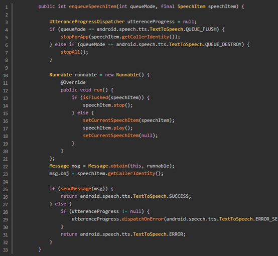 Android TTS接口分析和调用实现_android texttospeech(context context, oninitlisten-CSDN博客