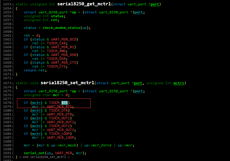 Linux 串口驱动实例简单分析(x86 8250驱动(16550A),TIOCMGET, TIOCMSET, RTS)-CSDN博客