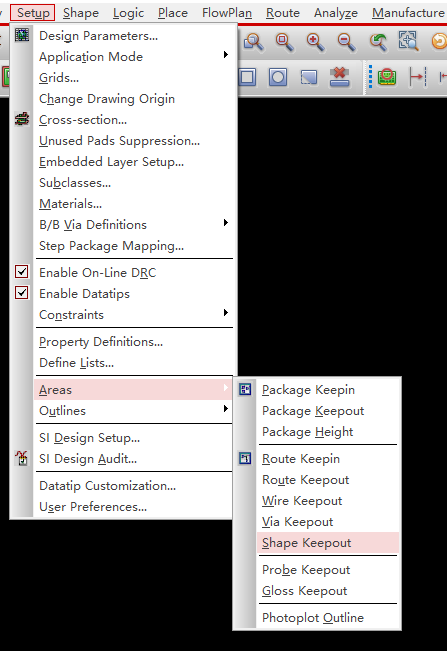 allegro设置禁止铺铜区的方法_allegro shape keepout-CSDN博客