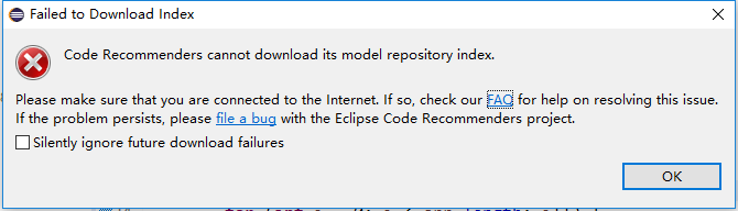 eclipse报Failed to Download Index_java项目总是让下载index-CSDN博客