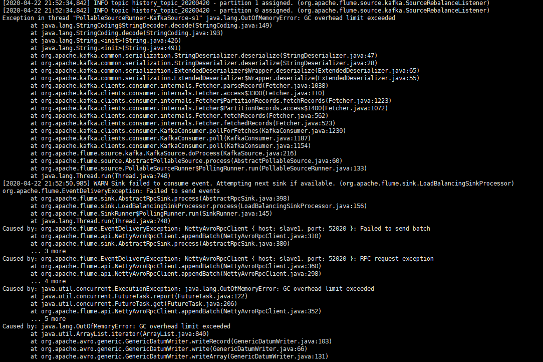 flume接收kafka消息过多导致的GC错误的解决办法_at java.lang.stringcoding$stringdecoder.decode(str-CSDN博客