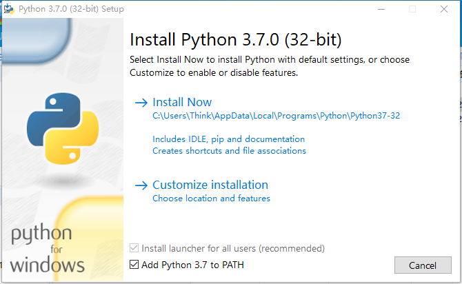 python3.7.0安装步骤及配置环境变量_python3.7.0环境变量配置-CSDN博客
