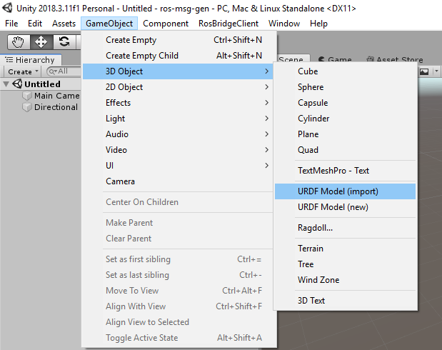 Unity AR开发 | 利用ROS#与ROS建立通信_ros sharp与 unity-CSDN博客