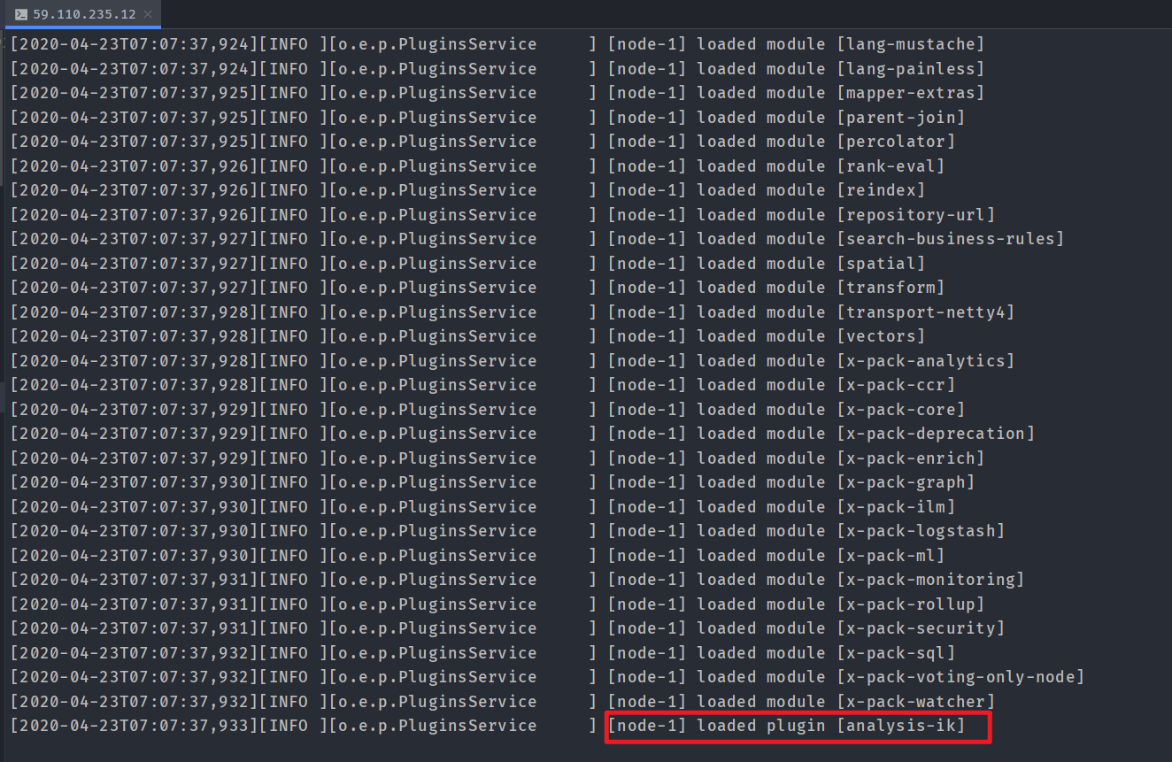 阿里云服务器上安装 Elasticsearch 和 Kibana 与 Ik 分词器错误解决 Elasticsearch和ik分词器包冲突 Csdn博客