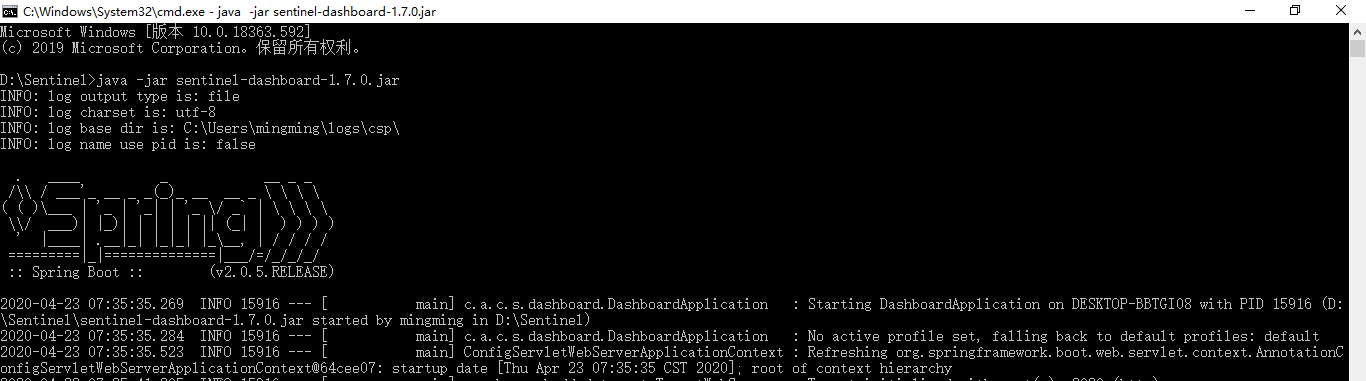 在Windows操作系统中下载、安装、运行Sentinel_windows sentinel 下载-CSDN博客
