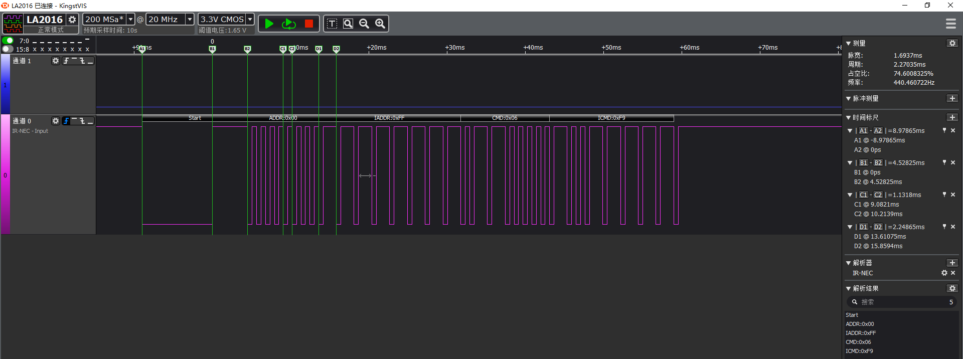 IR NEC 协议解析-CSDN博客