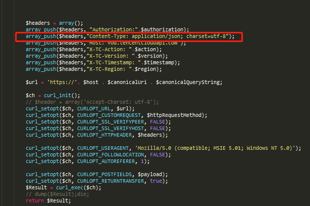 关于腾讯云API接口鉴权v3 AuthFailure.SignatureFailure的问题； – 源码巴士