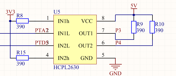 HCPL2630的用法---智能车电机驱动-CSDN博客
