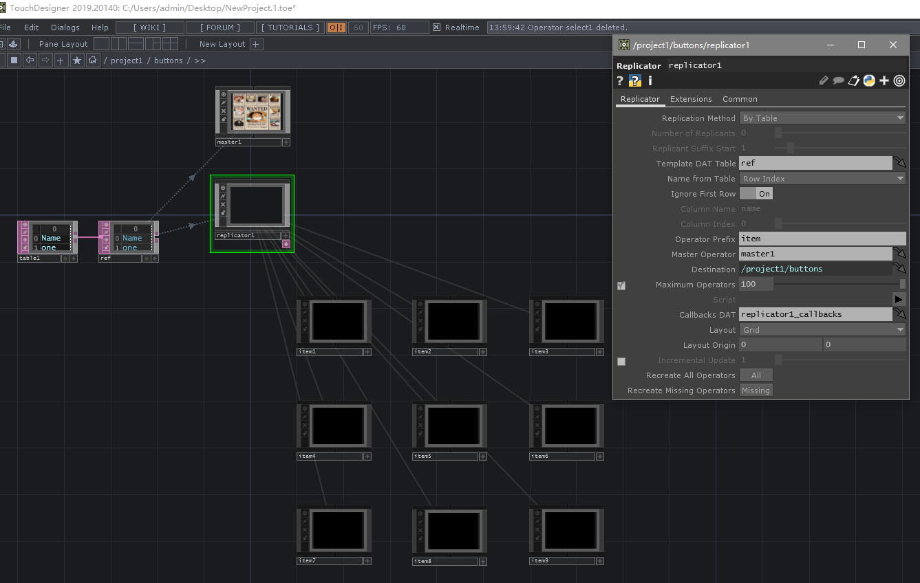 【TouchDesigner】用Replicator制作选择器_touchdesinger display原件-CSDN博客