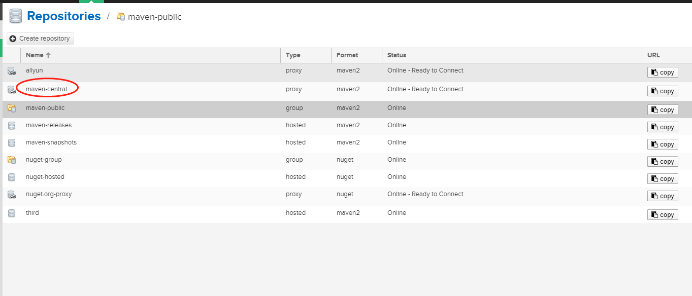 maven使用，Nexus配置阿里云代理仓库，三方仓库，本地仓库_nexus ready to connect-CSDN博客