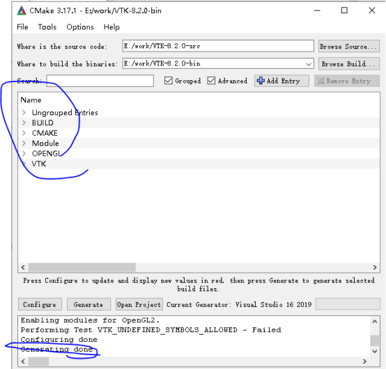 VTK 学习（一）Window 10+ qt 5.14.2 + vtk8.2.0 安装配置过程（Cmake）_浪淘沙jkp的博客-CSDN博客_vtk在qt中的使用