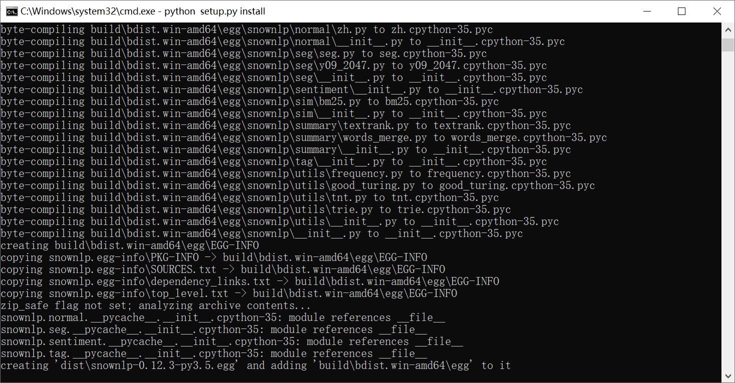 语言智能-snownlp包的安装_snownlp怎么安装-CSDN博客