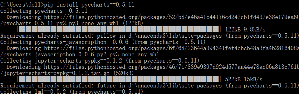 Pip Install Pyecharts报错error Jupyter Echarts Pypkg 012 Requires Pyecharts Jupyter Installer 