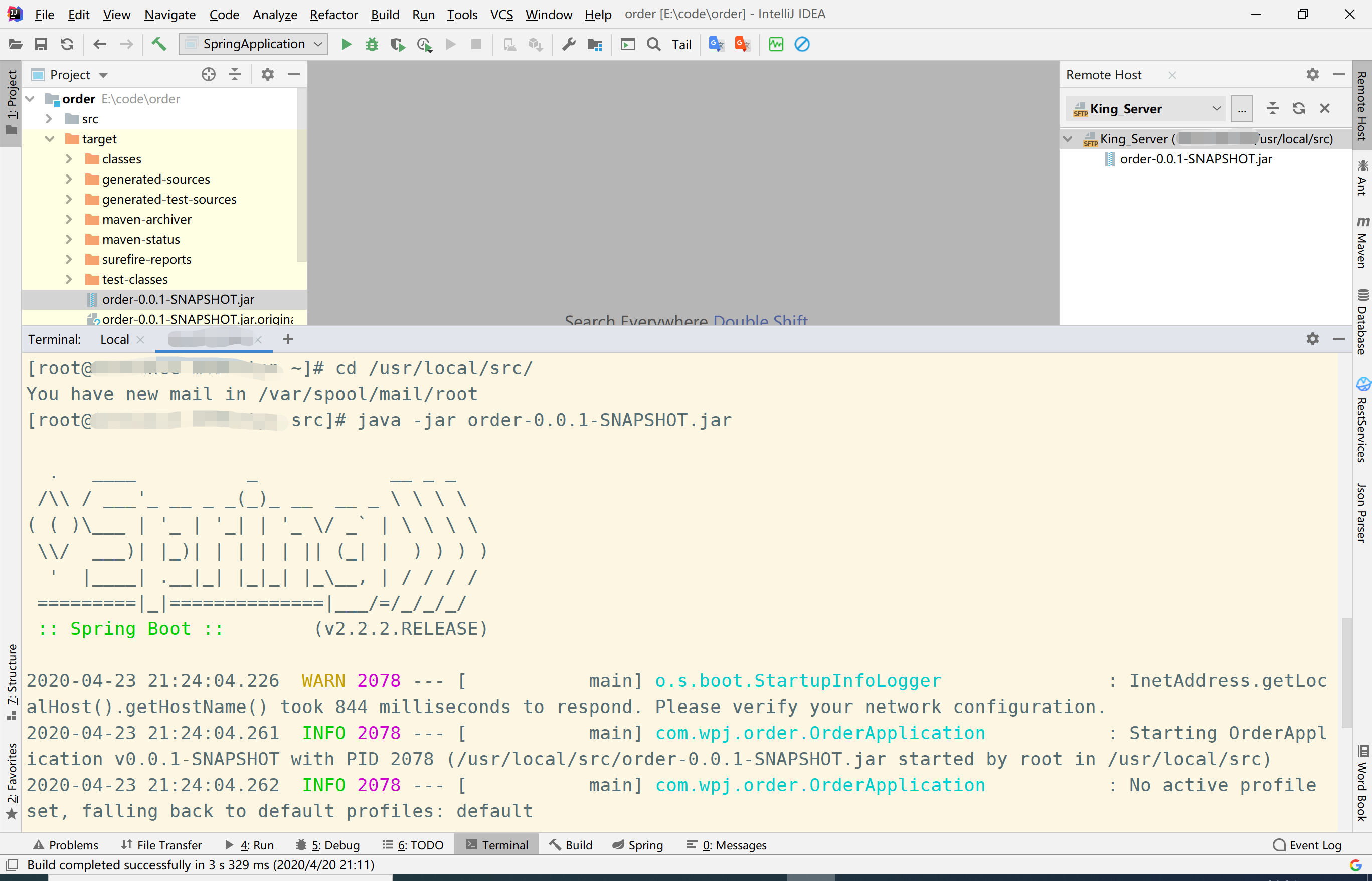 IDEA使用FTP上传文件 连接远程服务器_idea ftp-CSDN博客