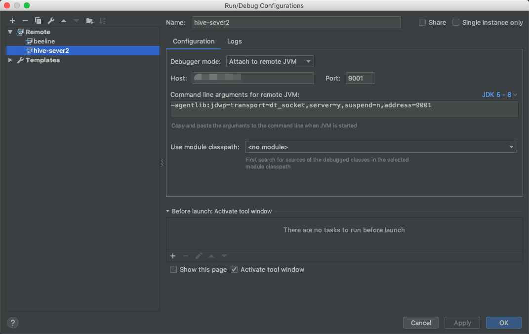 hive server 2 服务端及beeline client客户端 远程debug方式_beeline debug-CSDN博客