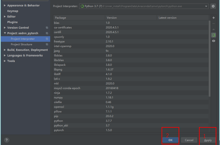 anaconda中同时安装pytorch&TensorFlow时pycharm的配置_pycharm的torch和tensorflow不能同时用-CSDN博客