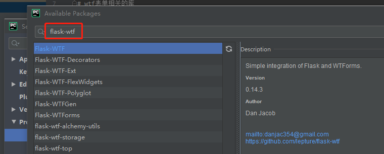 关于pycharm中导入flask_wtf的问题_我在pycharm可用软件包中无法找到flask-wtf:怎么办-CSDN博客
