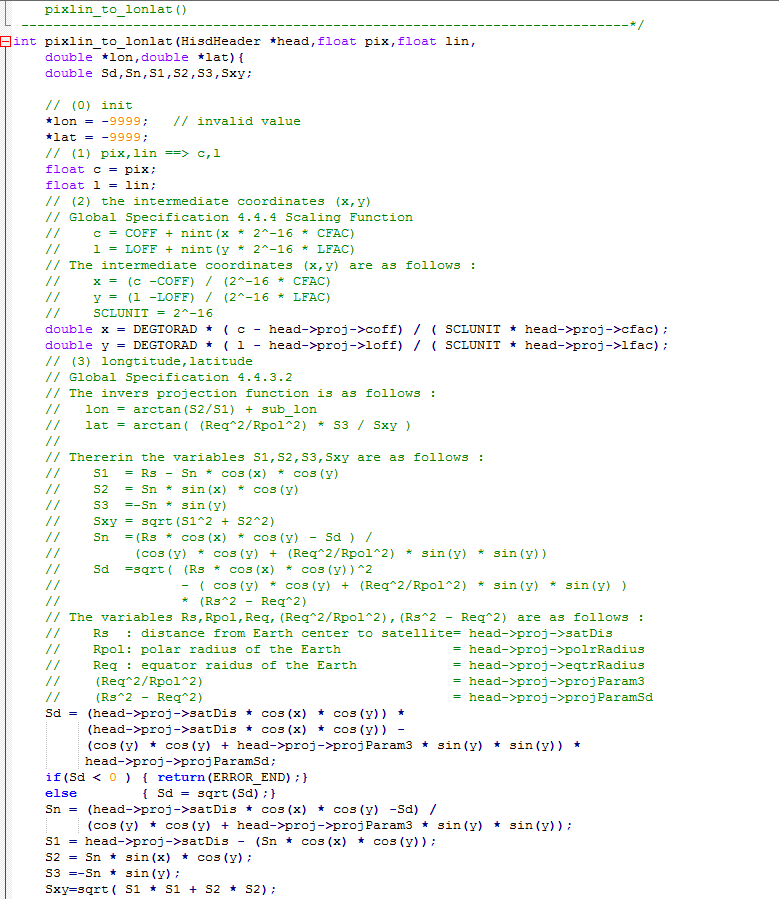 Himawari-8葵花八HSD数据处理——几何校正_葵花8号数据几何校正-CSDN博客