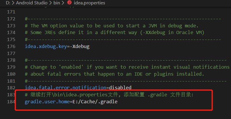 AndroidStudio导致C盘占用过高——瘦身(.android文件 .AndroidStudio3.5文件 .gradle文件)修改保存路径_电脑c盘 .gradle caches 里面 ...