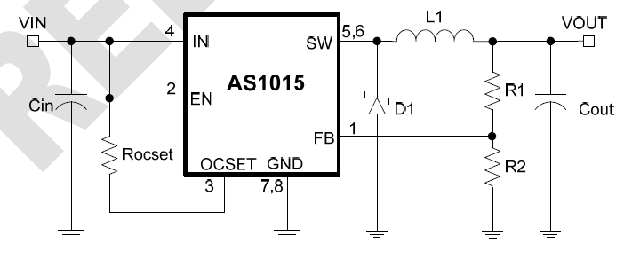 AS1015（降压开关电源芯片）----用于智能车舵机控制-CSDN博客