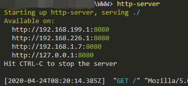 详解 http-server的安装和使用-CSDN博客