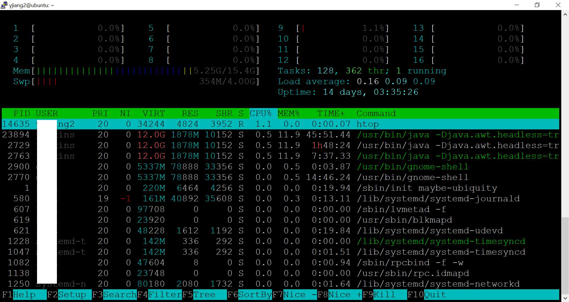 CPU性能测试相关命令（htop/lscpu）_win7 怎样运行 htop-CSDN博客