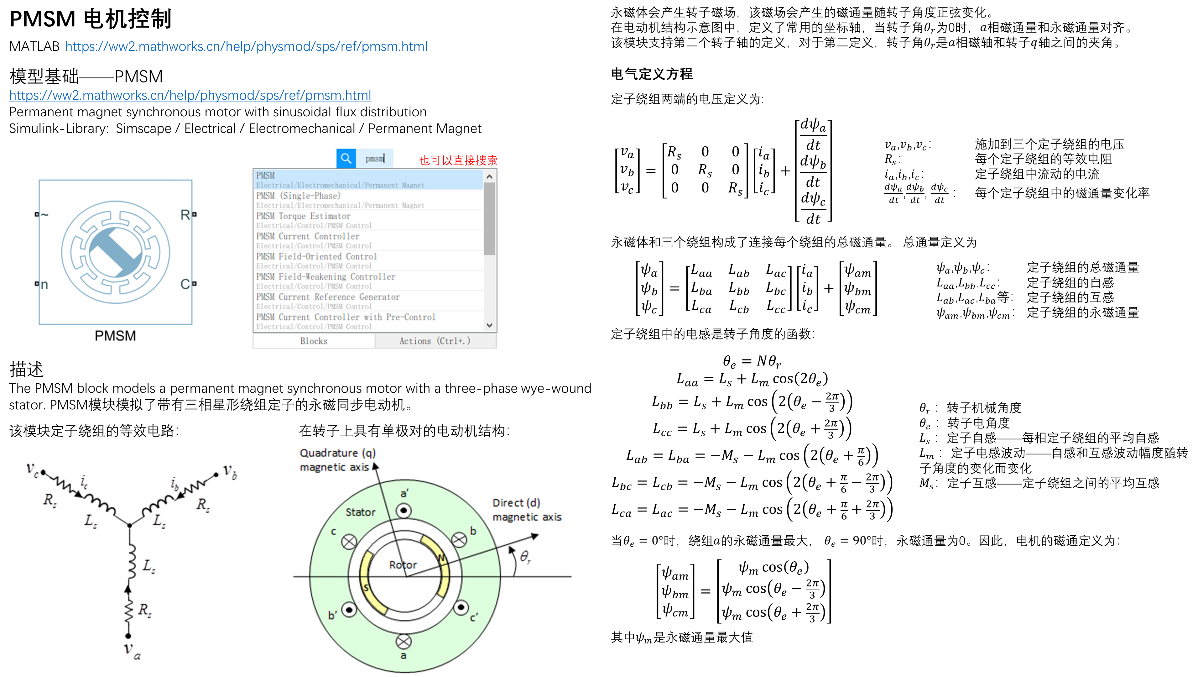 Simulink —— PMSM基础及FOC控制模型-CSDN博客