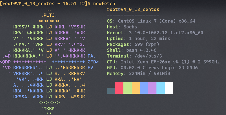 CentOS 7 安装 neofetch_centos7安装neofetch-CSDN博客