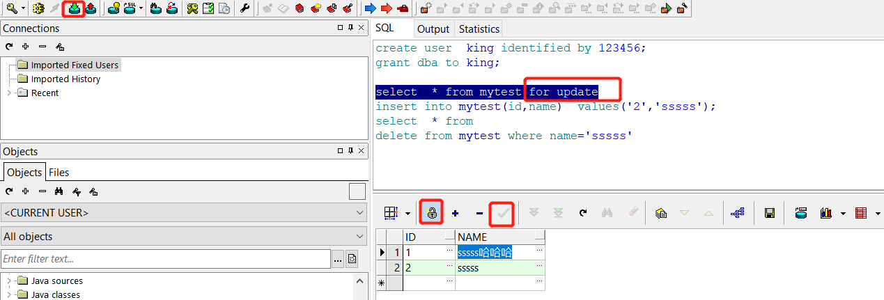 Oracle基本操作之rollback和for update_oracle update rollback-CSDN博客