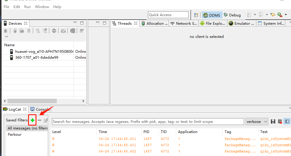 使用Android Device Monitor连机调试Android包看程序日志（详细教程）_android device monitor 连接真机-CSDN博客