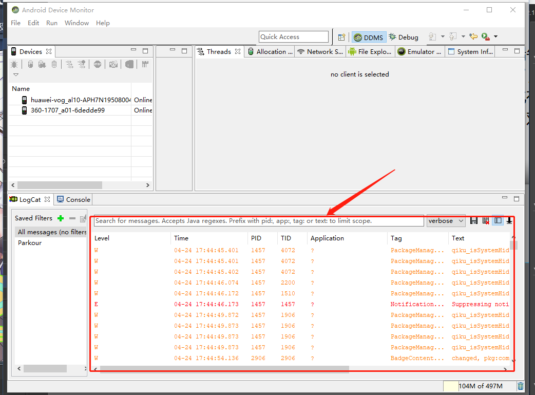 使用Android Device Monitor连机调试Android包看程序日志（详细教程）_android device monitor 连接真机-CSDN博客