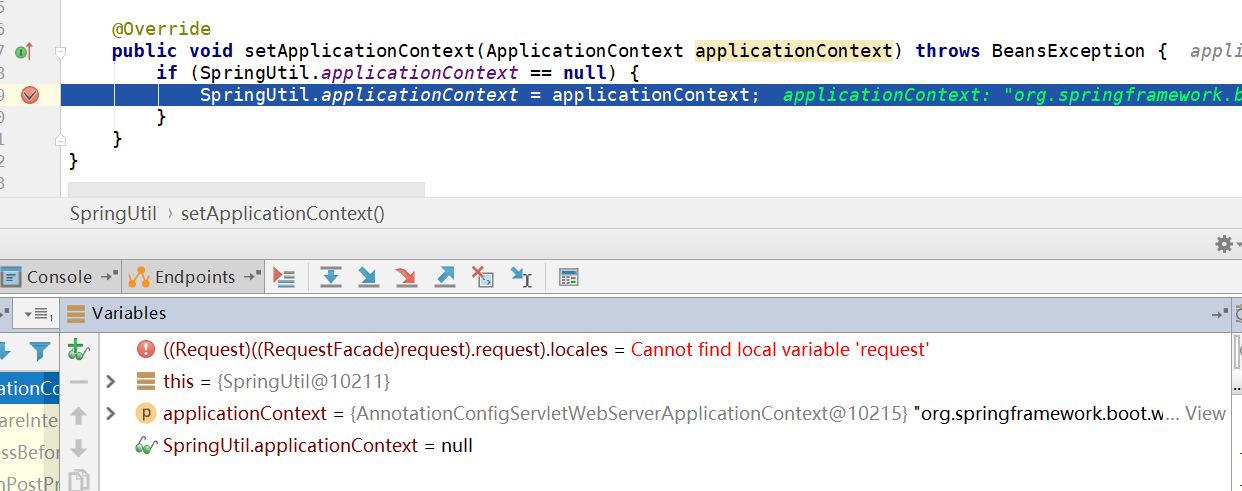 继承ApplicationContextAware接口后报空指针NullPointerException异常_applicationcontextaware null-CSDN博客