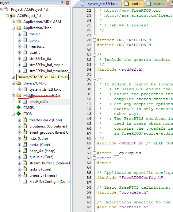 STM32cube 生成freertos 使用AC6编译器编译_stm32 ac6 freertos-CSDN博客