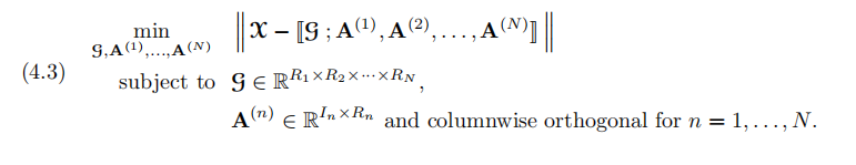 论文笔记（3）：Tensor Decompositions and Applications-CSDN博客