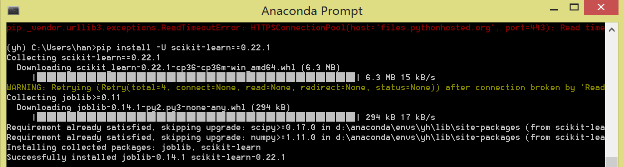 sklearn安装--终极大总结_sklearn库安装-CSDN博客