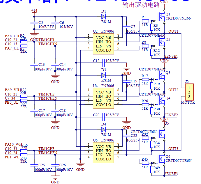 ST-FOC-03-PWM6路互补输出_六路pwm信号uhigh ulow-CSDN博客