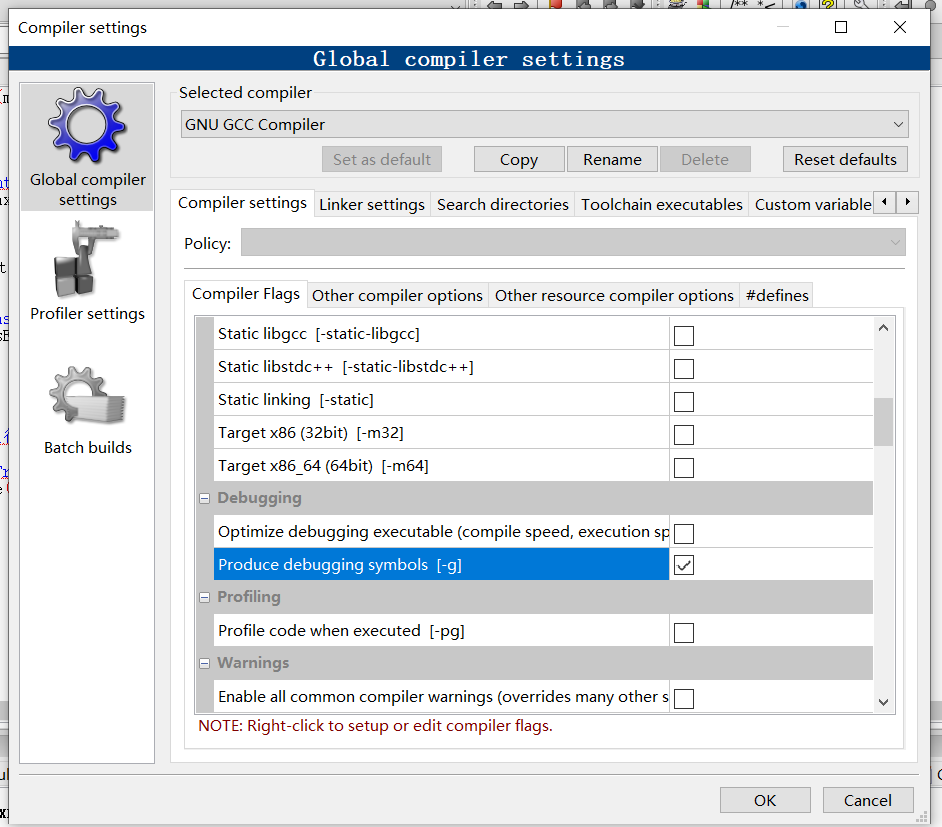 Codeblocks出现debug失败的解决办法_registered new type: stl vector setting breakpoint-CSDN博客