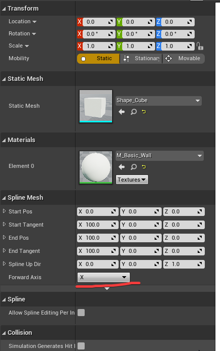 un4 unreal4 创建路径 曲线 管道 Spline组件 使用方法_unreal spline-CSDN博客