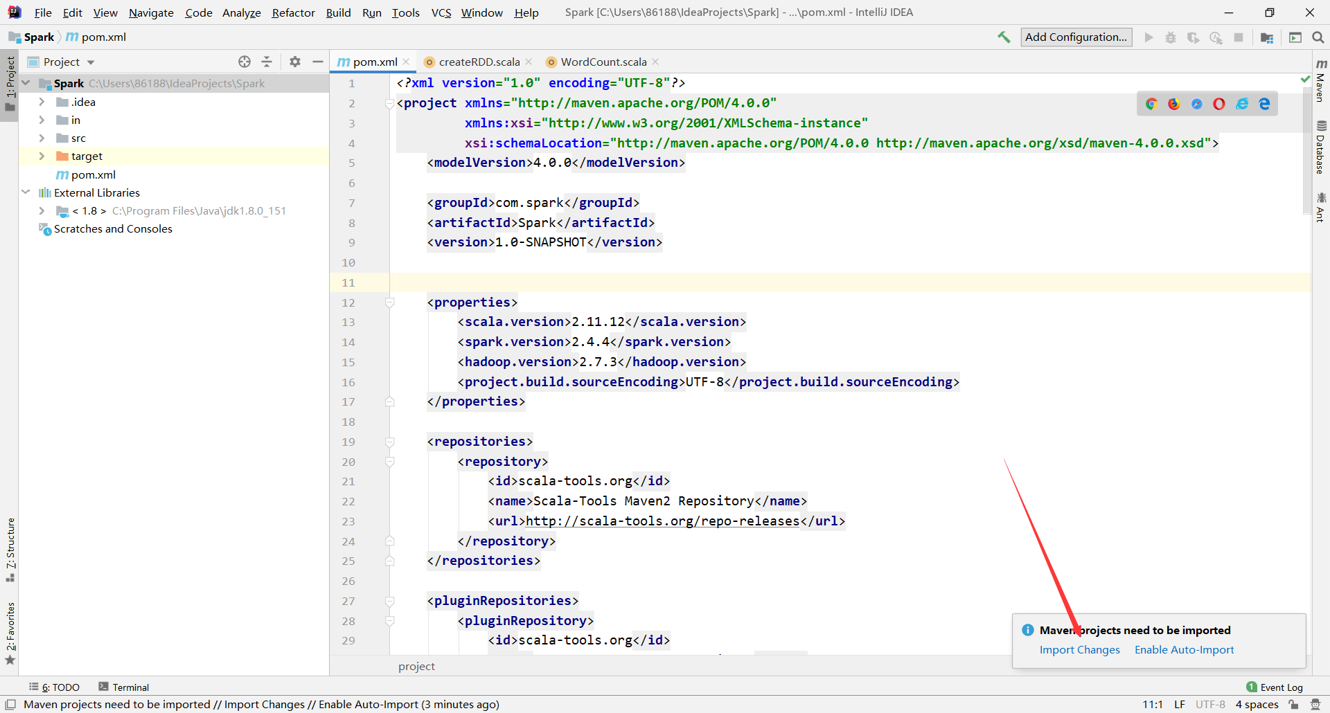 【Spark学习】用maven构建spark项目_spark maven-CSDN博客