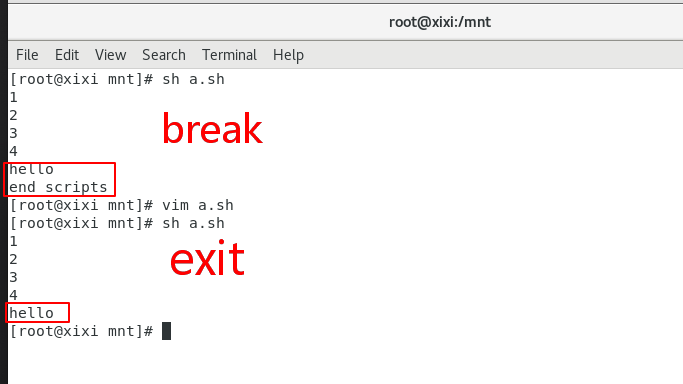 详解 break,continue,exit三者区别_break continue exit-CSDN博客