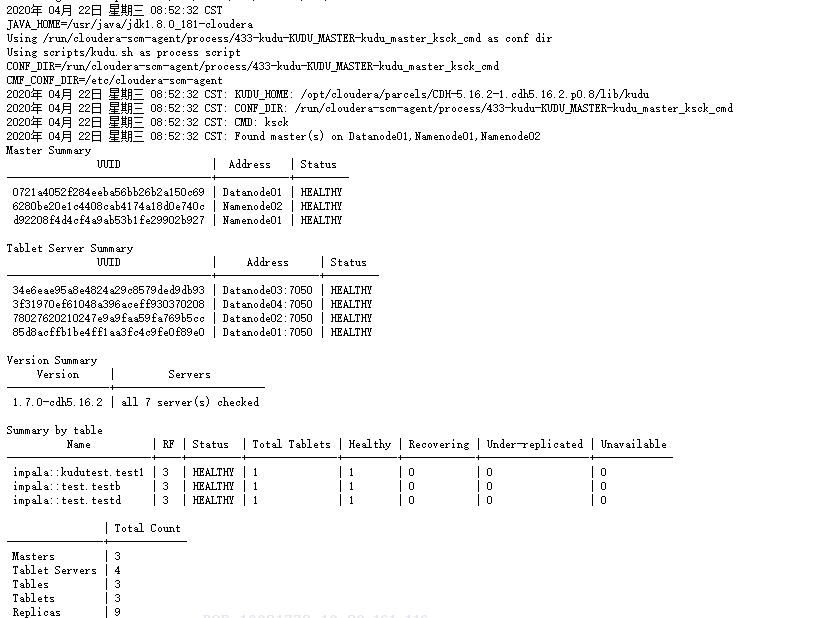 kudu添加master高可用_run kudu ksck-CSDN博客