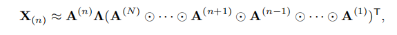 论文笔记（3）：Tensor Decompositions and Applications-CSDN博客