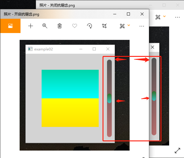 QT Quick Qml 实例——滑块拖动颜色框的平移(Gradient、drag、clip、transform、antialiasing)_qml drag smoothed-CSDN博客