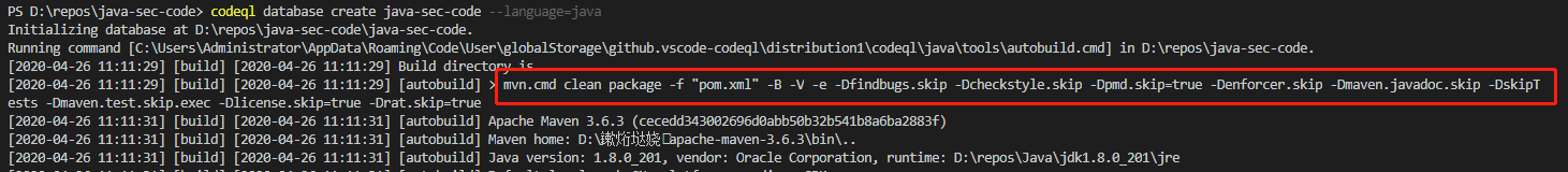 CodeQL学习_could not detect a suitable build command for the -CSDN博客