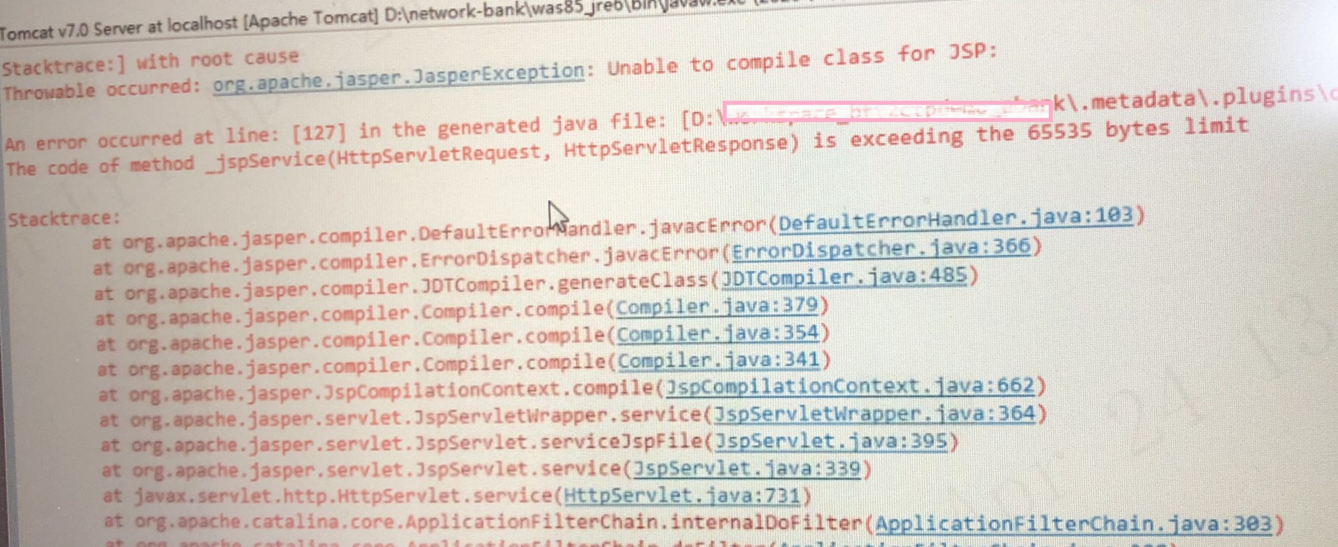 工程初始化：报错... ...is exceeding the 65535 bytes limit-CSDN博客