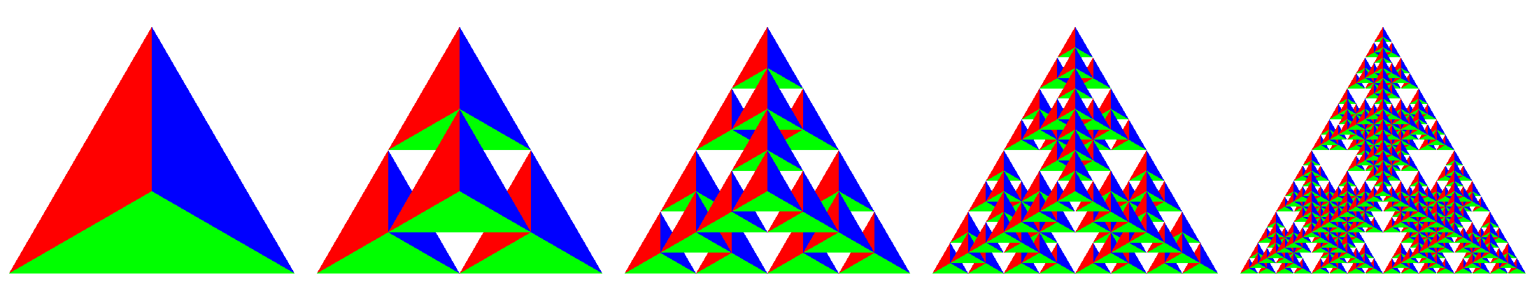 OpenGL入门一——分形Sierpinski_opengl二维分形迭代-CSDN博客